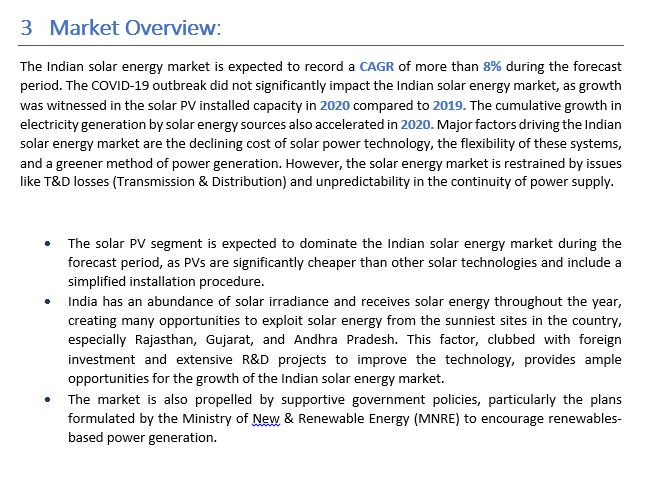 Solar Power Plant Project Report | Icrest Models
