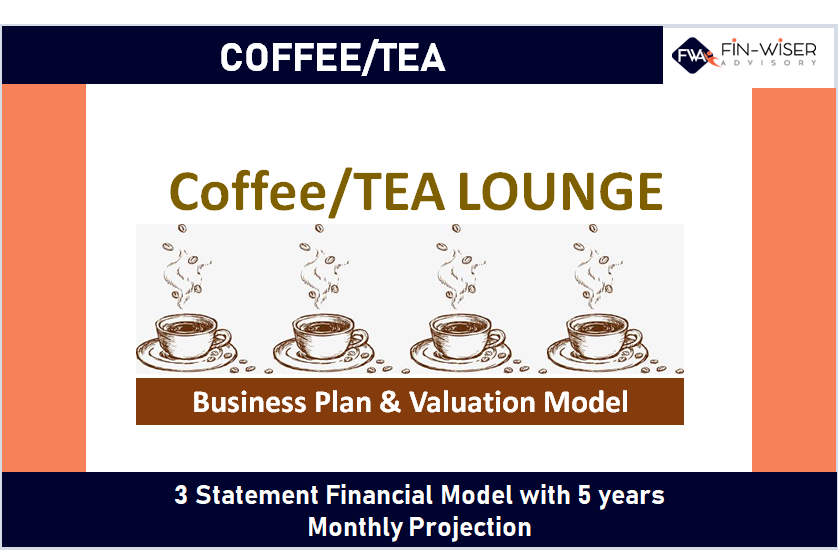 Coffee Shop Financial Model Excel Template | Icrest Models