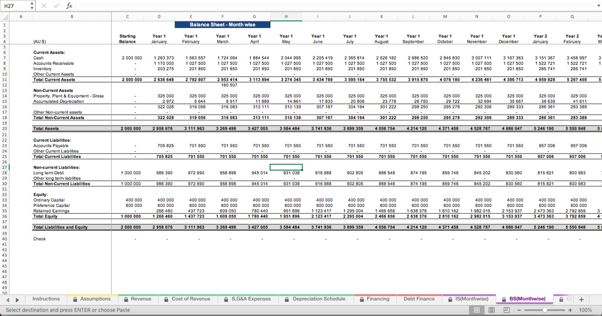 Airline Financial Model Excel Template | Icrest Models