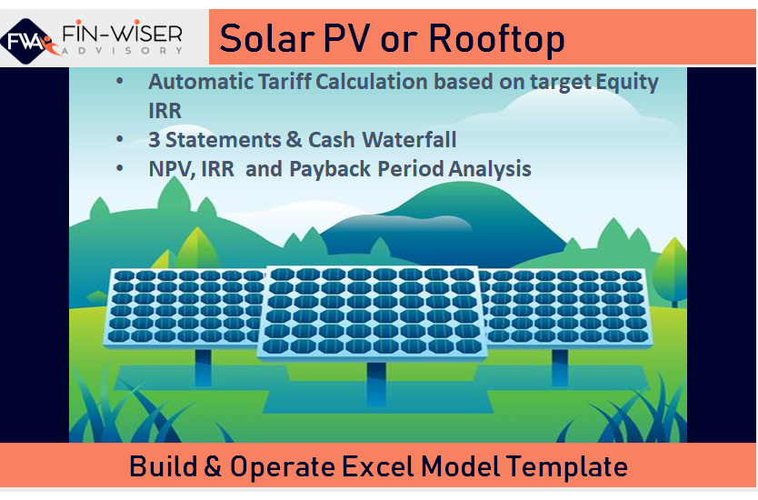 Solar financial modeling Excel Templates | Icrest Models