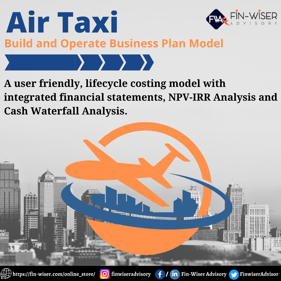 Air Taxi Business Plan Model Template | Icrest Models