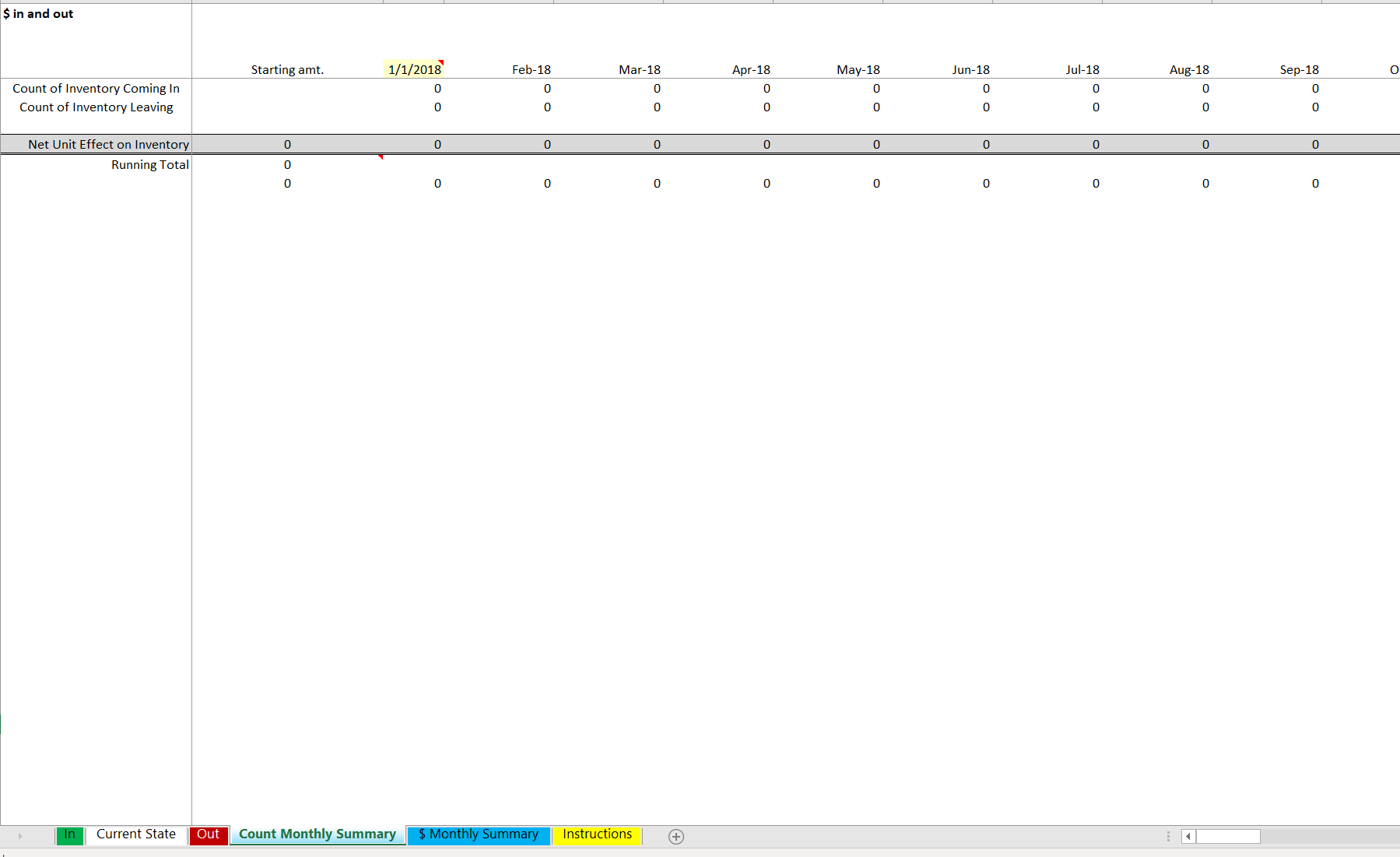 Simple Inventory Excel Templates | Inventory tracking with excel ...